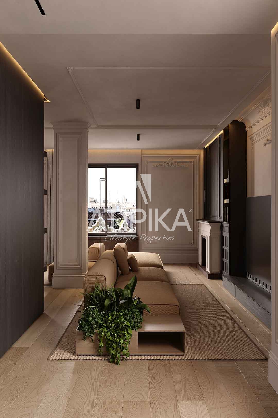 Logement rénové avec double terrasse, orientation idéale et design ...